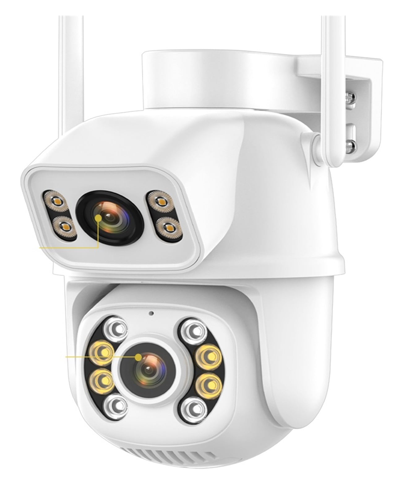 8MP 4K HD IP Camera Outdoor Dual Lens With Dual Screen Ai Auto Tracking ...