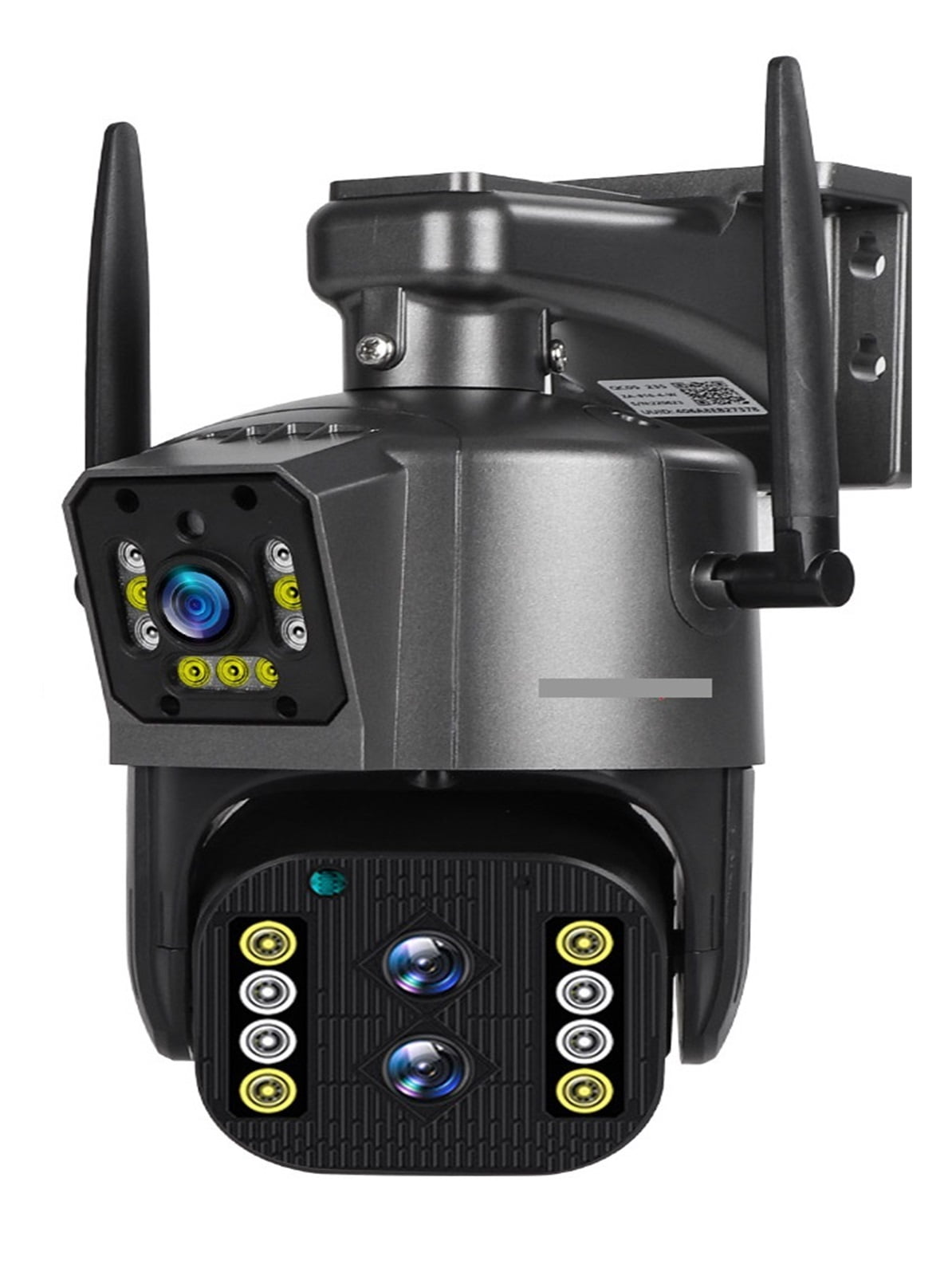 8MP 4K IP Camera Outdoor PTZ Three Lens Dual Screen 10X Optical Zoom ...