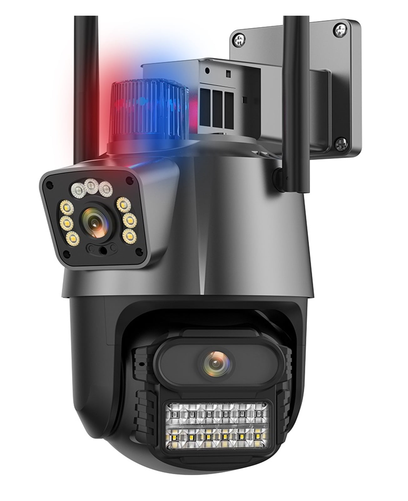 8MP 4K PTZ Camera Dual Lens 4MP HD Outdoor IP Camera Dual Screen P2P ...