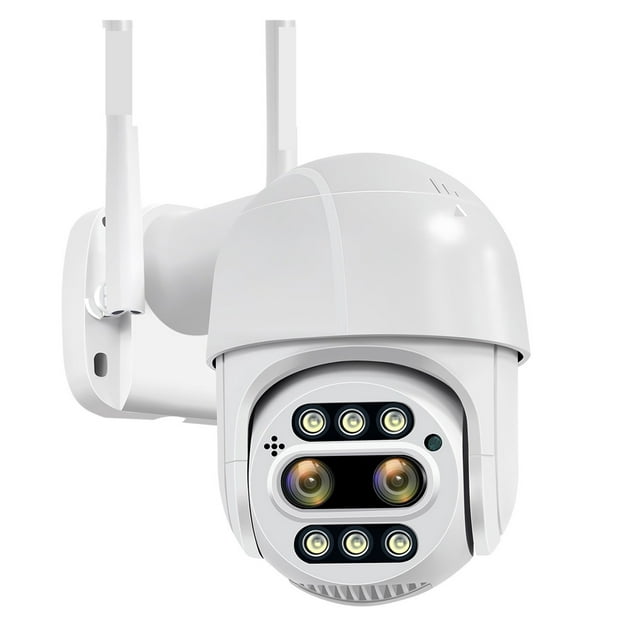 8MP 4K PTZ IP Camera 8x Zoom Dual-Lens Human Detect CCTV Camera Outdoor CCTV Video Surveillance ...