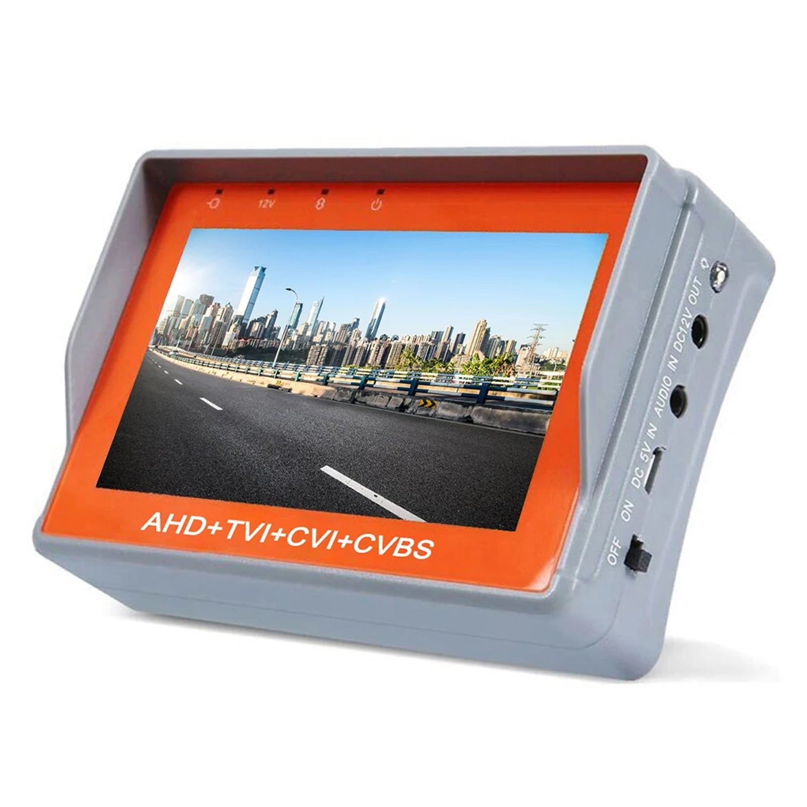 8MP CCTV Tester 5 Inch Camera Monitor 4K AHD/CVI/TVI CVBS Analog ...