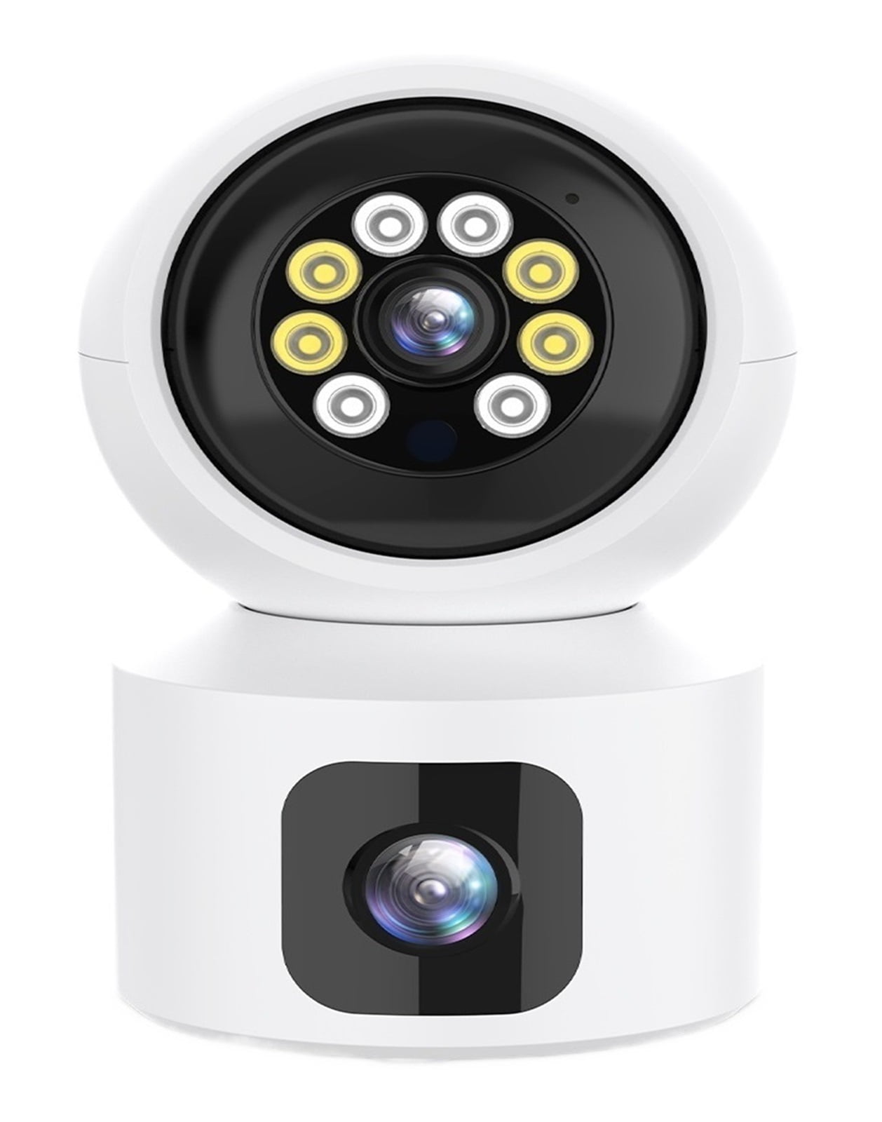 8MP Dual Lens IP Camera Indoor 4K HD Dual Screen Home Baby Monitor AI ...