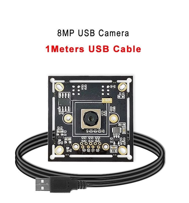 8MP IMX179 Sensor Autofocus Camera with USB2.0 Support UVC OTG Plug and ...