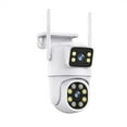 8MP PTZ Camera Outdoor Night Vision Dual Screen Human Detection 4MP ...