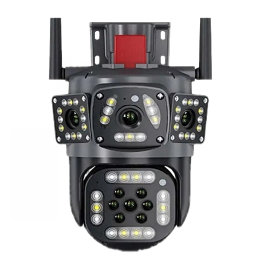 8MP PTZ WiFi 4K Outdoor IP Security Camera with Dual Lens, 3D Display ...