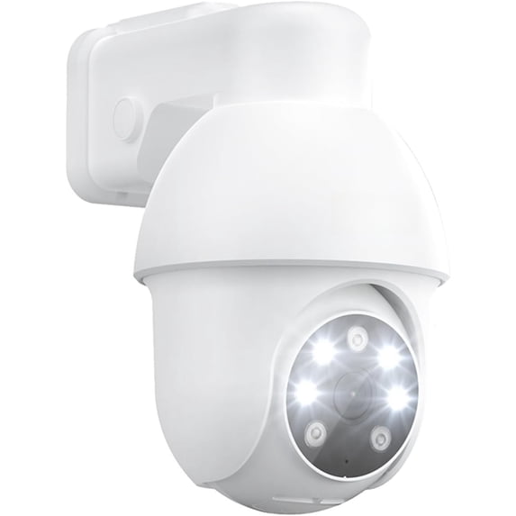 8MP PoE Camera System, 1 count Wired Outdoor Cameras for with 355?Pan ...