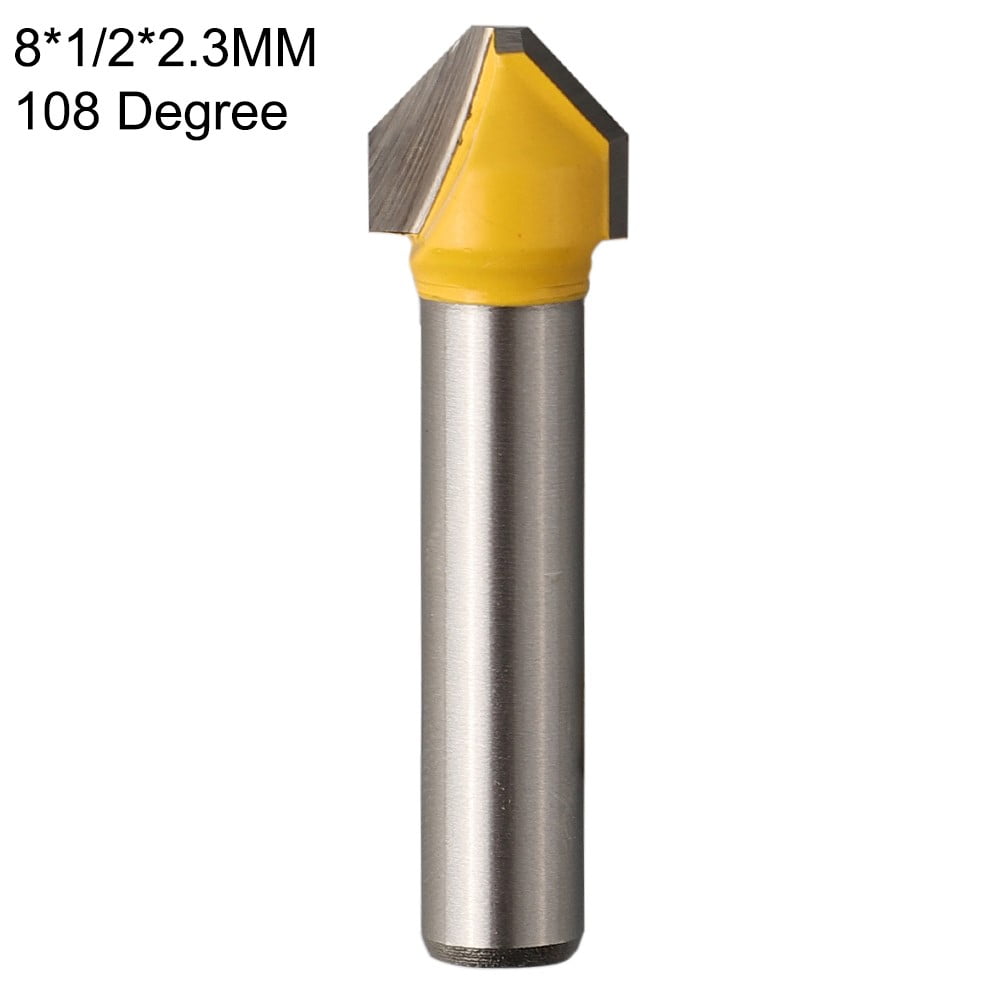 8Mm 108 135 Degree V-Shaped Flat Router Bit Woodworking Engraving ...