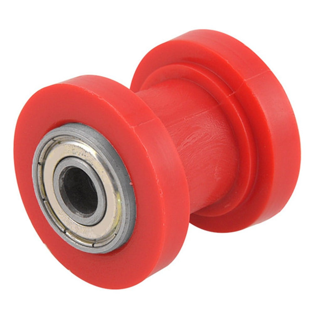 8mm 10mm Chain Roller SliderTensioner Adjuster Pulley Wheel for ATV ...