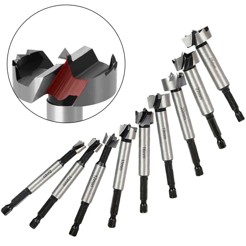 8Mm-25Mmdrill Bit Woodworking Tool Hole Saw Hinge Boring Drill Bit ...