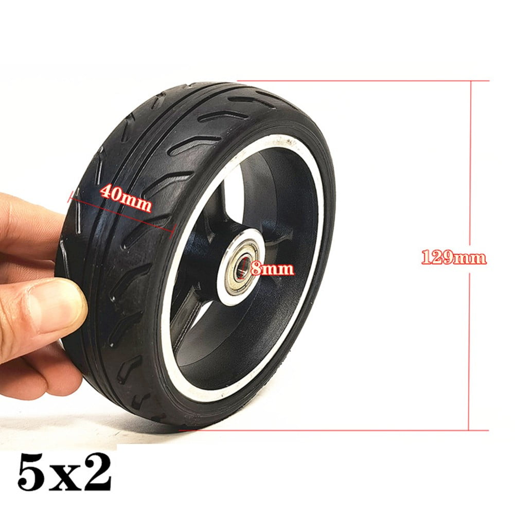 8Mm 5 Inch 5*1.6 Solid Wheel 5.5X2 Solid Full Wheel for Electric ...