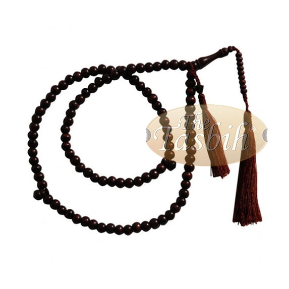 8Mm Maroon-Colored Citrus Wood Tasbih With Matching Tassels - Walmart.com