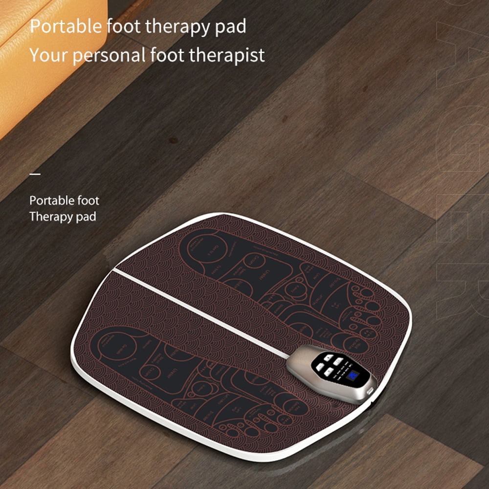 8Mode Foot Acupressure Mat EMS Feet Massage Pad Foot Circulation ...