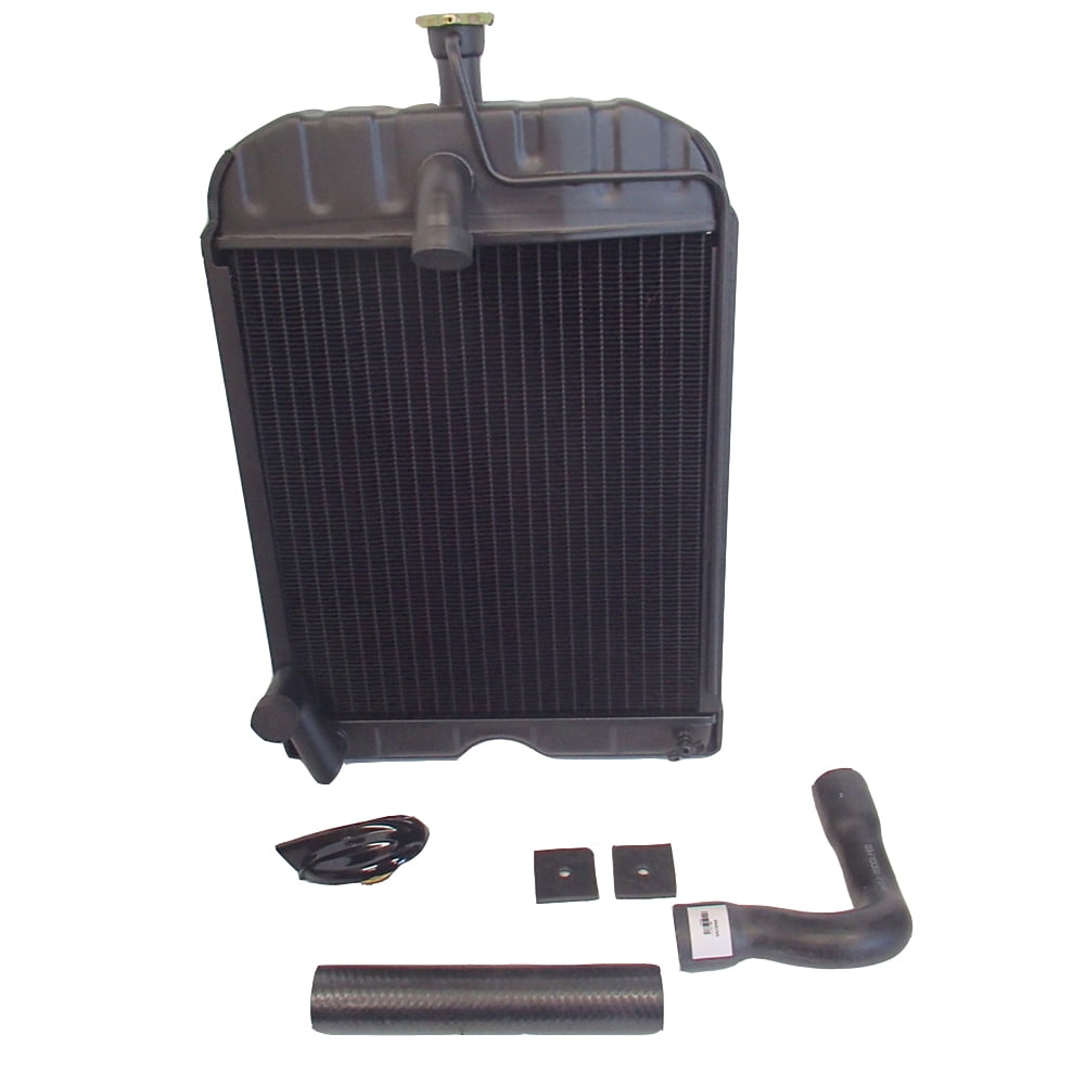 8N8005 Radiator With Cap Pads Hoses Fits Ford Tractor 2N 8N 9N ...