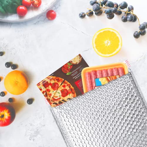 8NET 12.75x10.5" Cool Shield Thermal Bubble Mailers, Case of 150 Foil ...