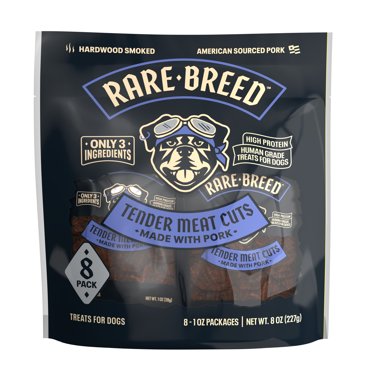 Rare Breed Pet Treats, Tender Meat Cuts, Made with Beef, 12 Ounce Dog ...