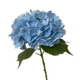 8PC Light Blue Minibee Artificial Hydrangea UV Resistant Fake Plant for ...