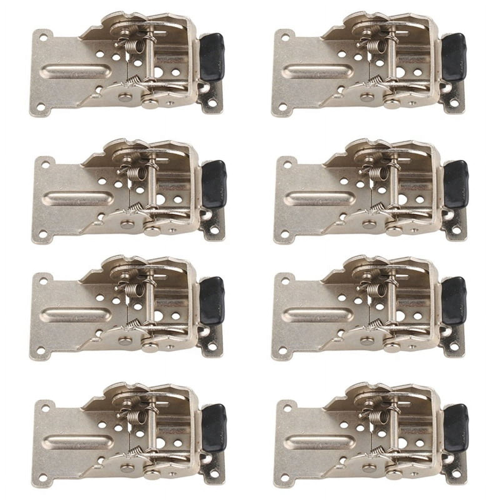 8PCS 0-90-180 Degree Self-Locking Folding Hinge Table Legs Silver ...