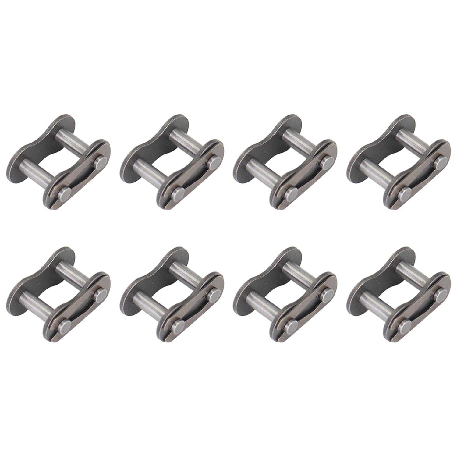 8PCS 08B Roller Chain Master Connector Links, 1/2 Inch Pitch, Carbon ...