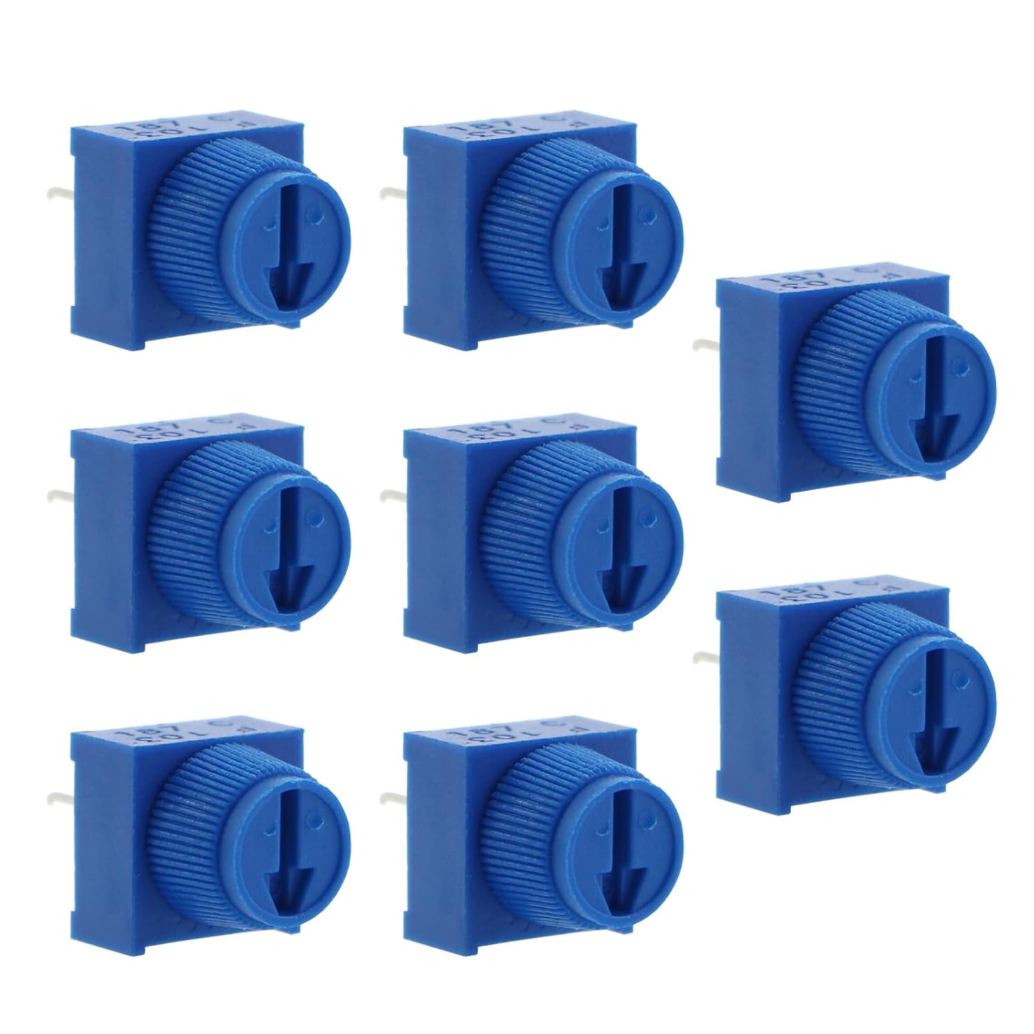 8PCS 10K Ohm Trimmer Potentiometer Breadboard Decorative Potentiometer ...