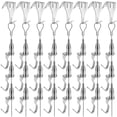 8PCS Adjustable Picture Hanging Wire Kit(6.56FT, 3 Hooks) Picture Rail ...
