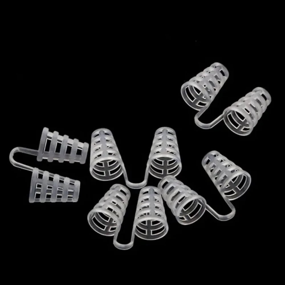 8PCS Anti Snoring Breathe Easy Sleep Nose Clip Snore Stopper Aid Nasal ...