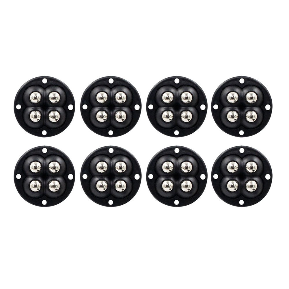8Pcs Appliance Slider Caster Wheels Swivel Wheel Ball Transfer Roller ...