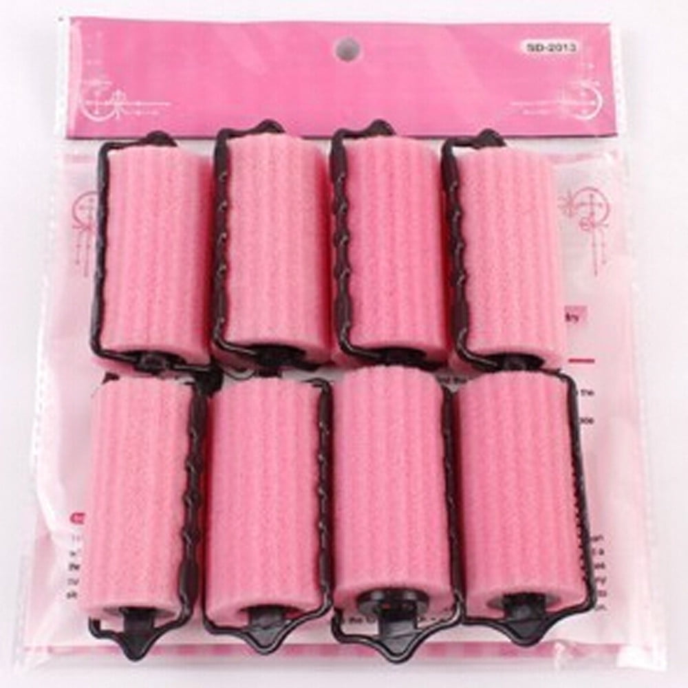 8PCS Bendy Foam Hair Rollers DIY Curling Set for Soft Curls Hair ...