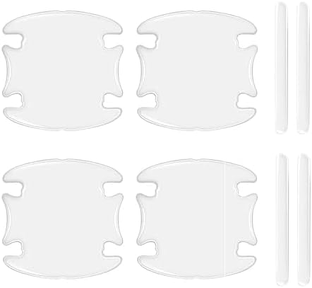 8PCS Car Door Handle Protector, Transparent Bumper Trim Guard Sticker ...