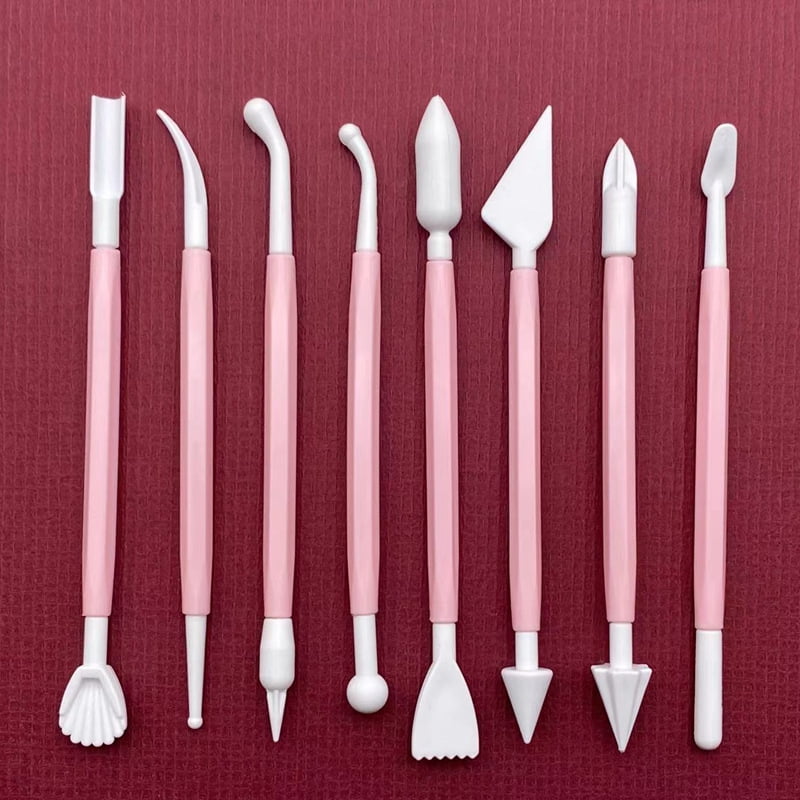 8PCS Clay Sculpting Tools Kit - Easy to Use Double-Ended Polymer ...