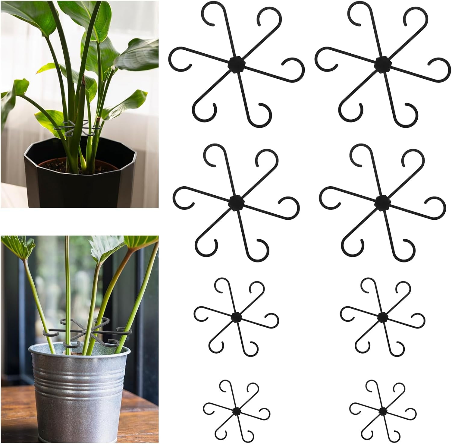 8PCS Climbing Plant Stem Supports for Houseplants - Walmart.com