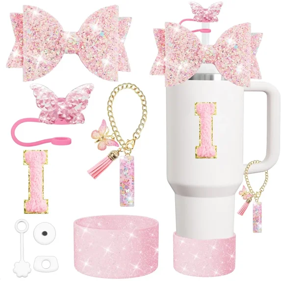 8PCS Cup Accessories Set for Stanley 30oz 40oz Tumbler Straw Topper ...