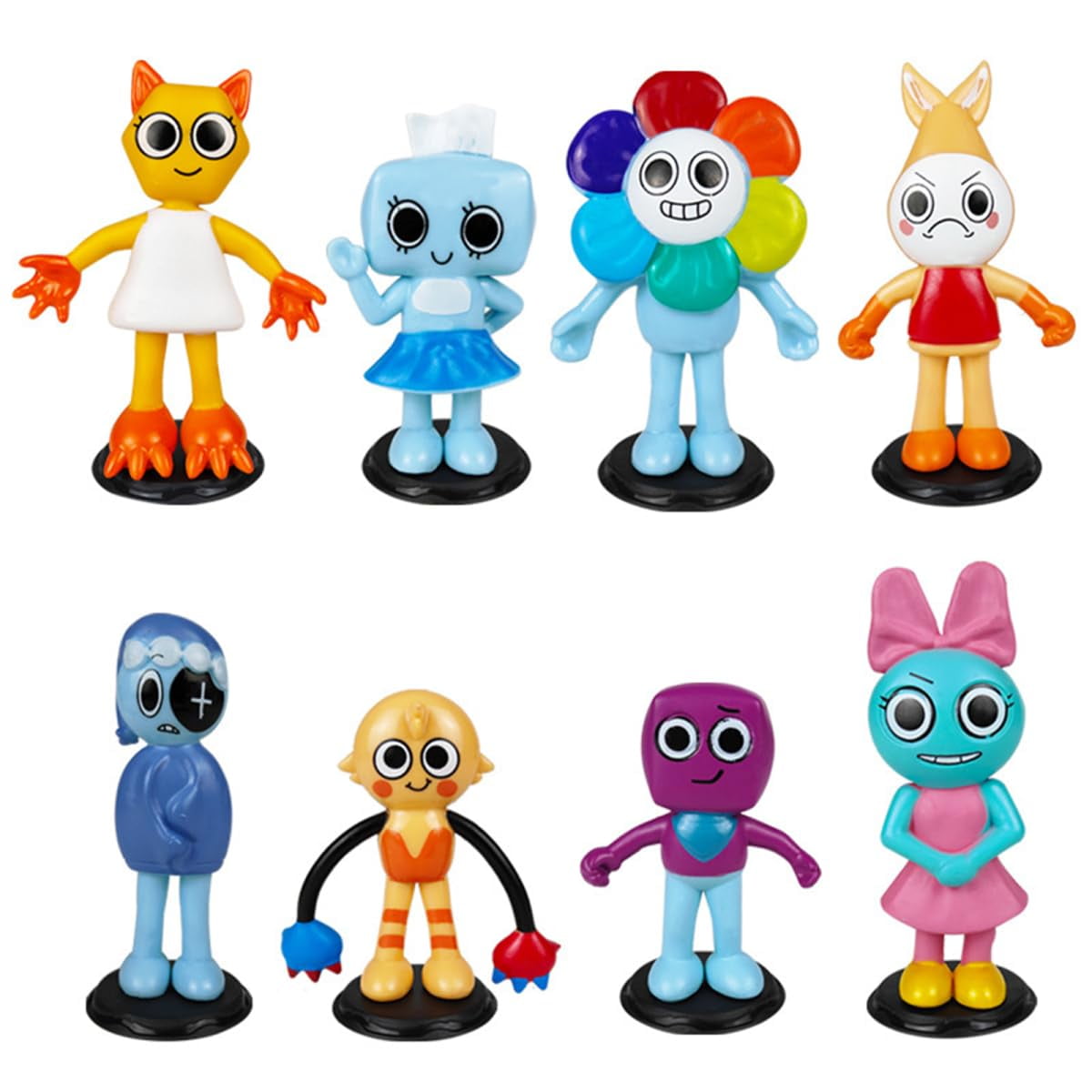 8PCS Dandy's World Action Figures, 3.5 Inch Dandy's World Character ...