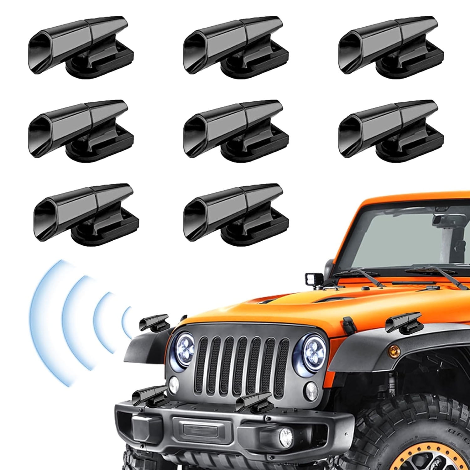 "Peduu 8PCS Deer Whistles for Vehicles, Ultrasonic Collision Repellers ...