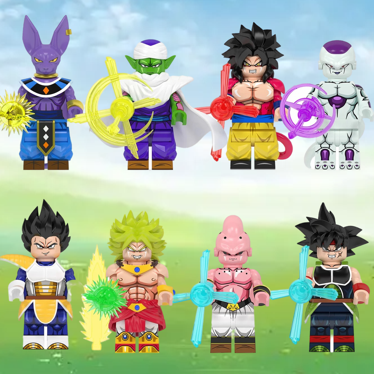 8PCS Dragon Ball 2 Army Figures – The Great King of Bick Wukong ...