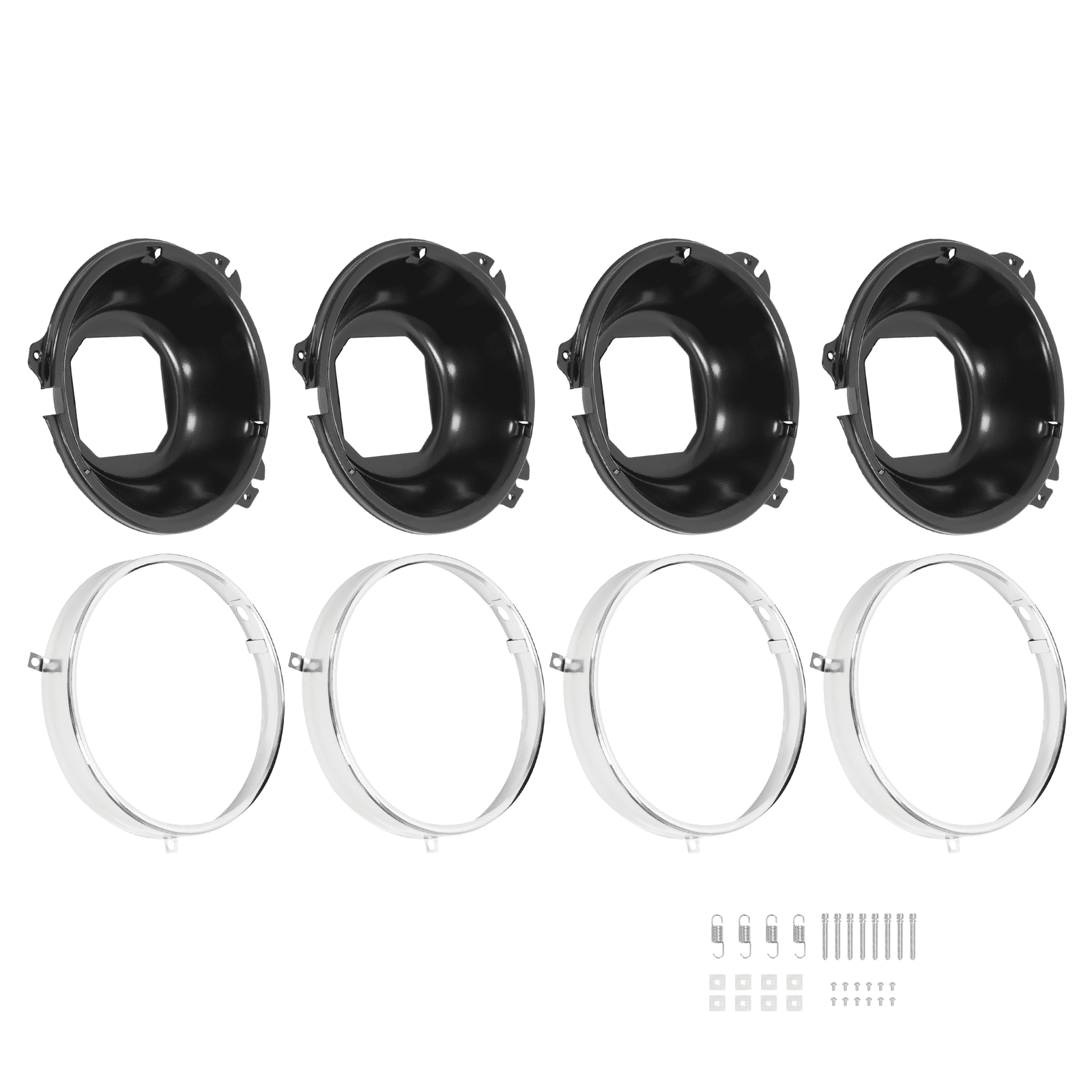 8PCS For Chevy Chevelle 64-70 & Impala 58-72 truck Headlight Ring ...
