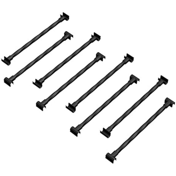 8PCS Garden Arch Trellis Connectors, Metal Garden Arch Connector Bar ...