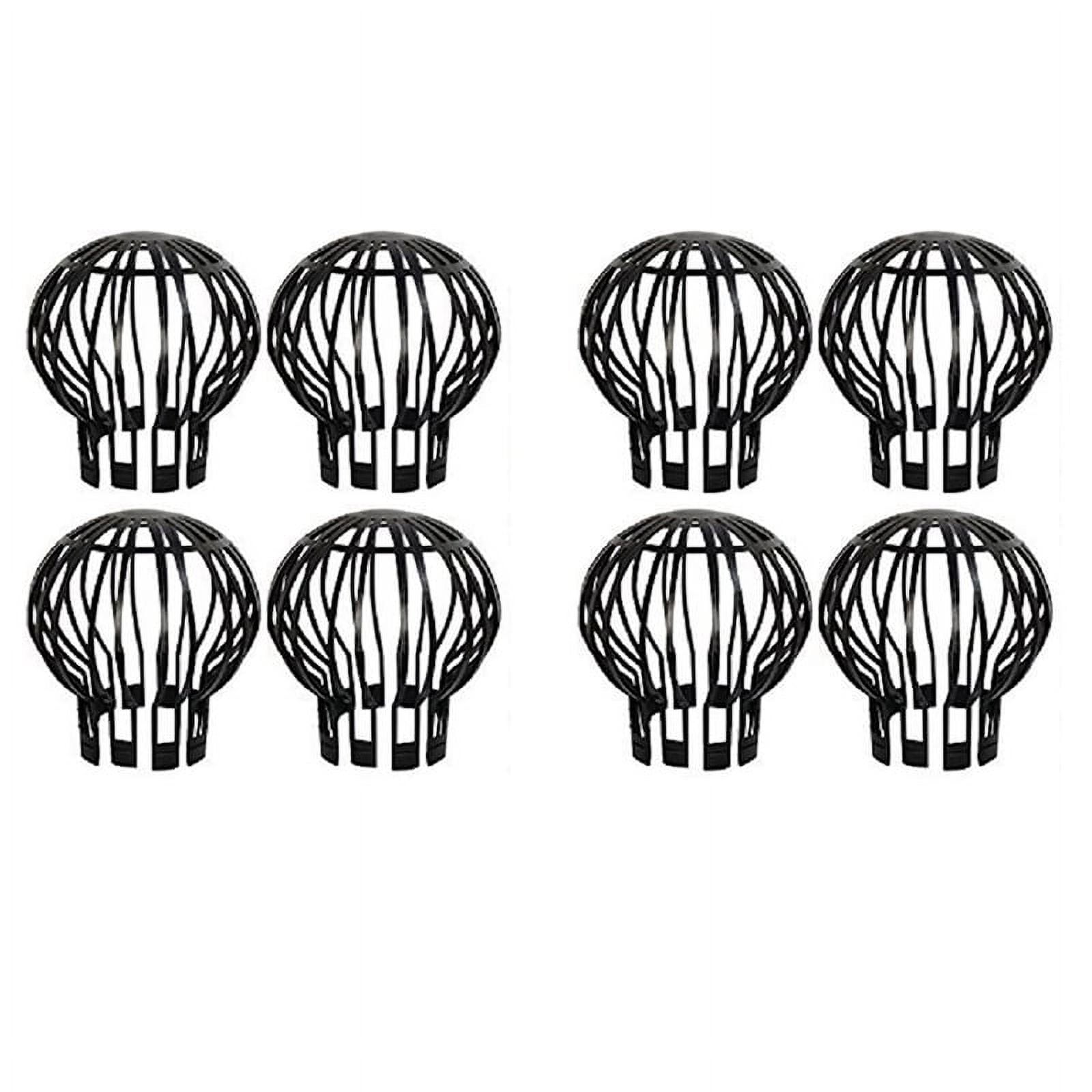 8PCS Gutter Guard Downspouts Filter Strainer Preventing Leaf Debris ...