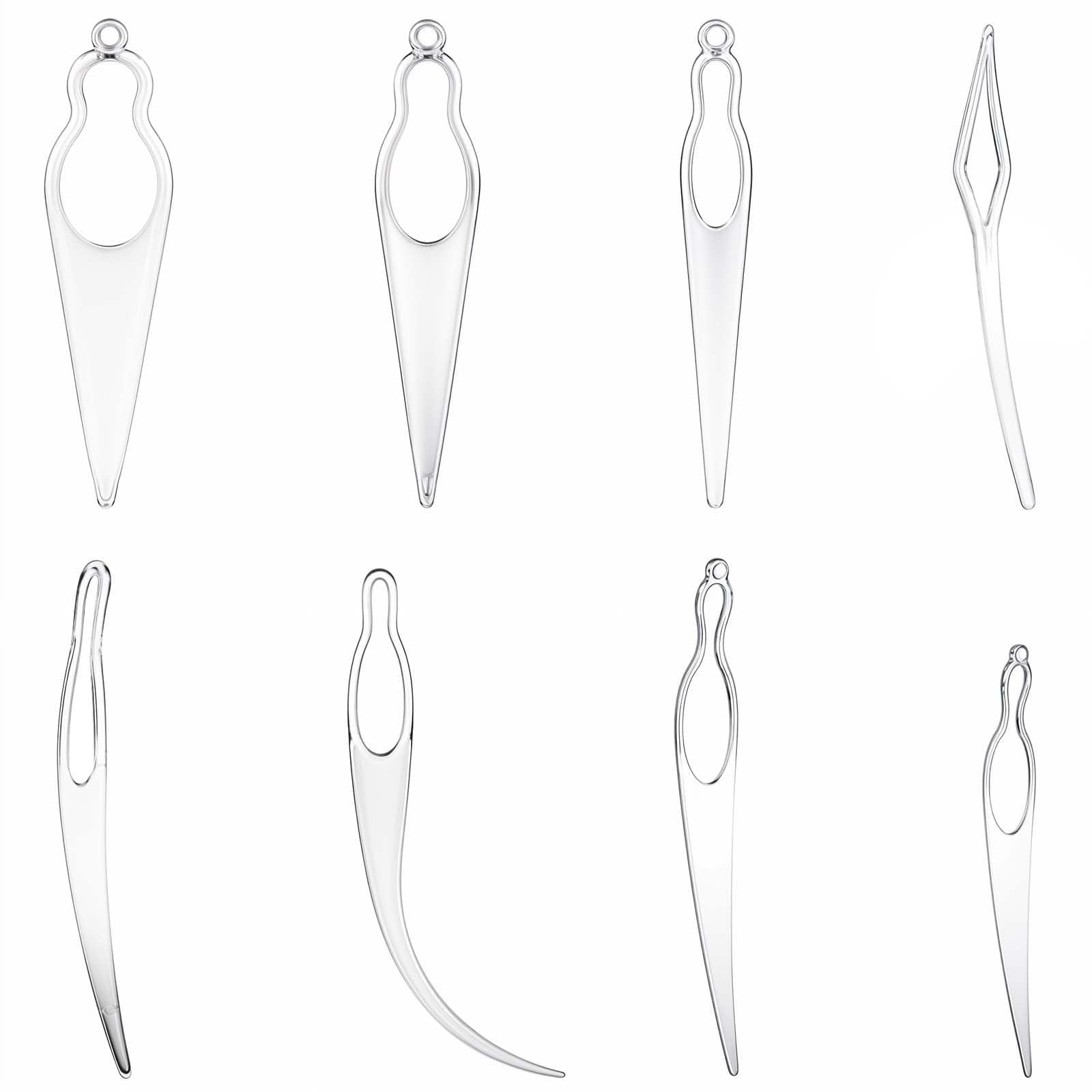 8PCS Interlocking Tool for Locs,Sisterlock Retighten Tool,8 Styles Loc ...