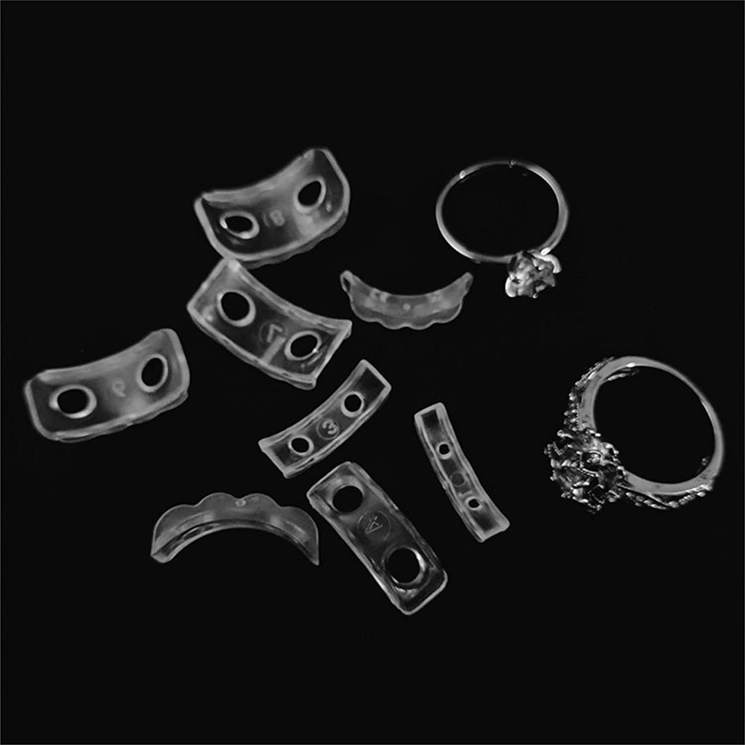 8PCS Invisible Ring Size Adjuster for Loose Rings Transparent Ring ...
