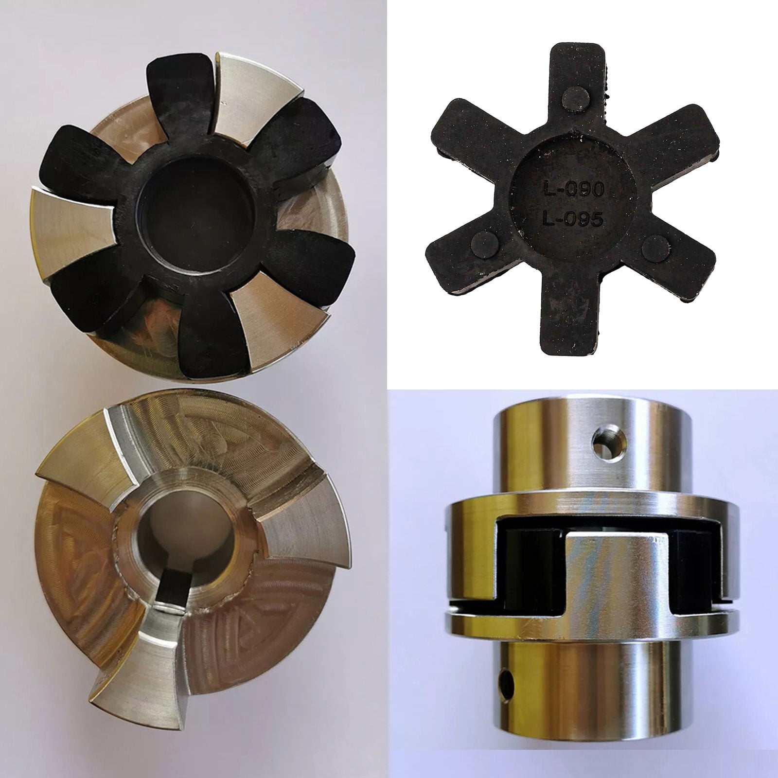 8PCS L095 Flexible Rubber Spider Insert Fit L-095 for Lovejoy L-Jaw ...