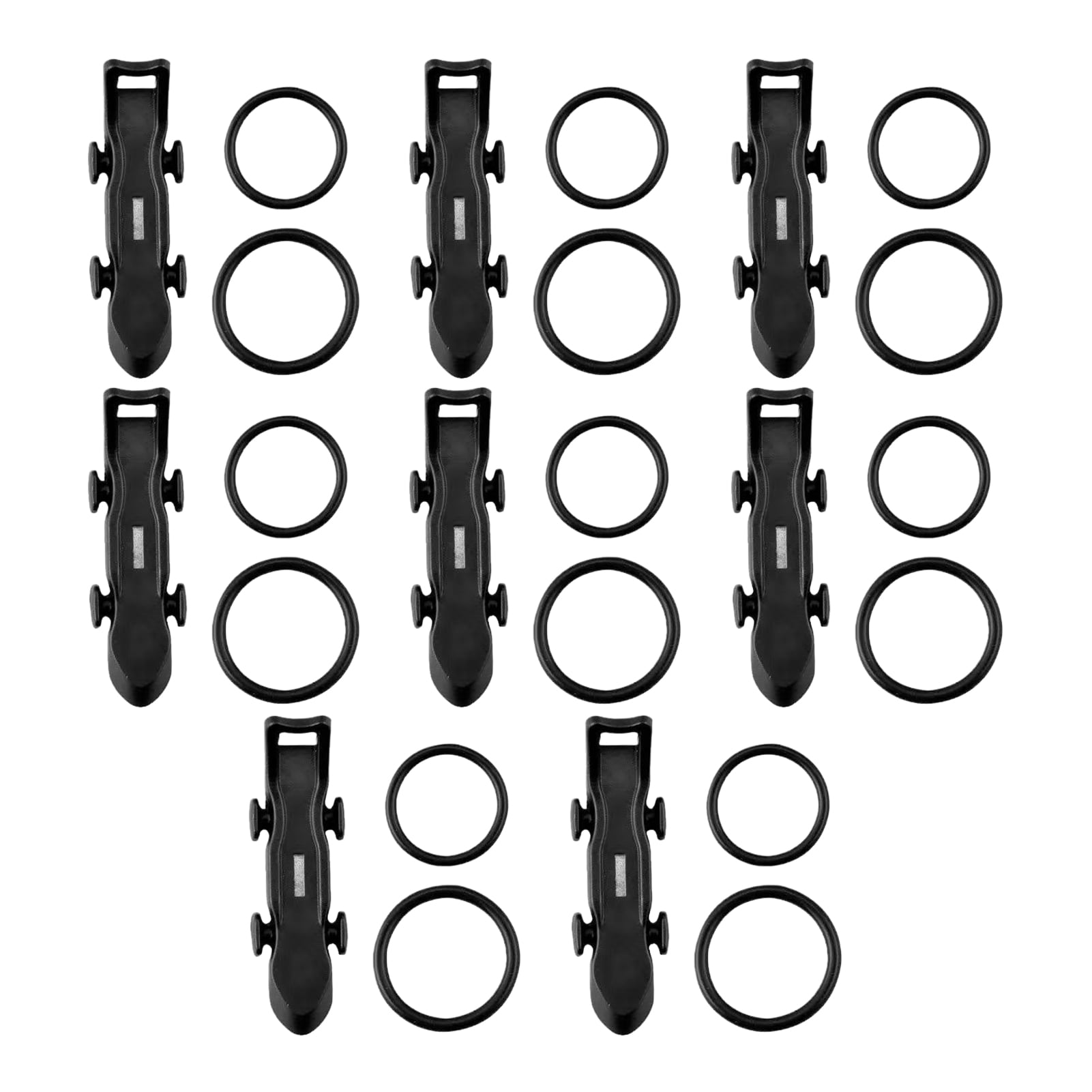 8PCS Magnetic Fishing Bait Hook Holder - Easy Installation with Rubber ...