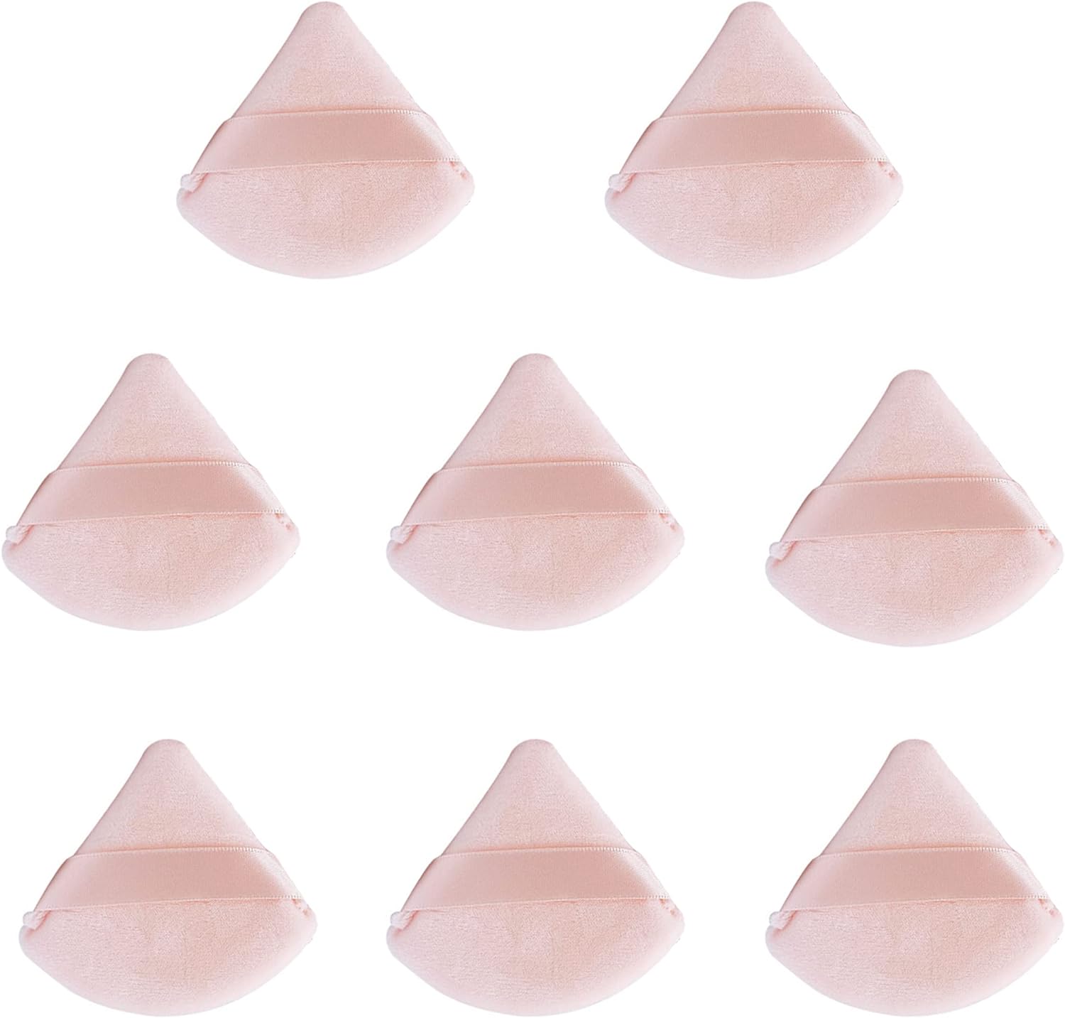 8PCS Makeup Powder Puff, Sponge Triangle Powder Puff with, Soft Powder ...