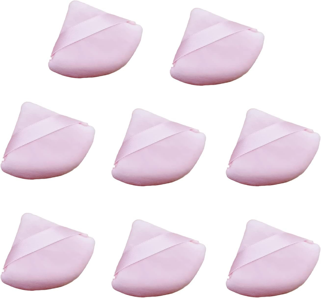 8PCS Makeup Powder Puff, Sponge Triangle Powder Puff with, Soft Powder ...