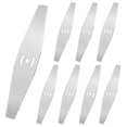 8PCS Metal Lawn Mower Blade Set, Heavy Duty Brush Cutter Replacement ...