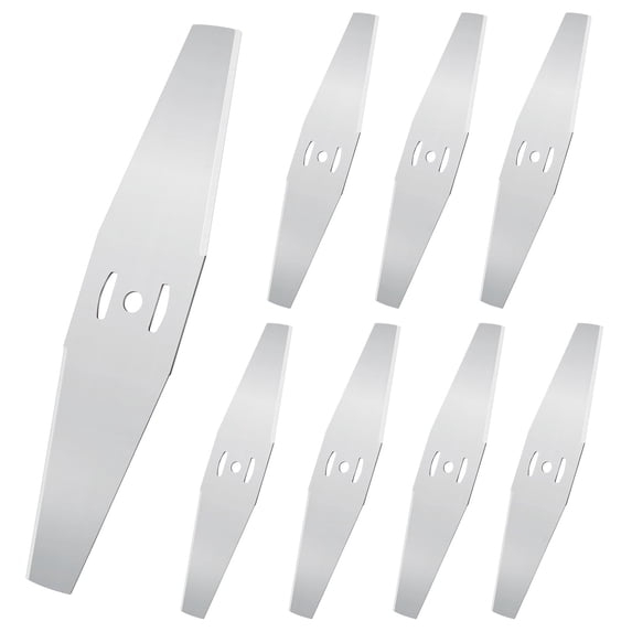 8PCS Metal Lawn Mower Blade Set, Heavy Duty Brush Cutter Replacement ...