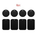 8PCS Metal Plate Magnetic Car Mount Magnet Stand Phone Holder Adhesive ...