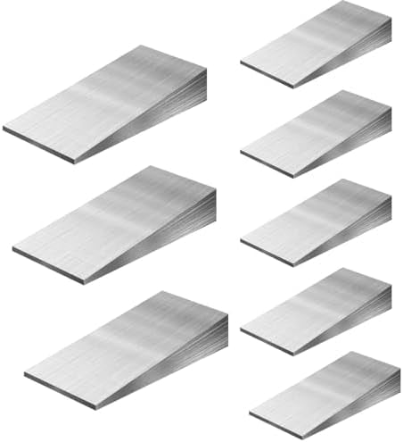 8PCS Metal Wedge Shims Triangle Flange Wedge Steel Wedges for Welding 6 ...