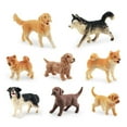 8PCS Mini Dog Figurines, Realistic Dog Figures Toy Set, Plastic Puppy ...