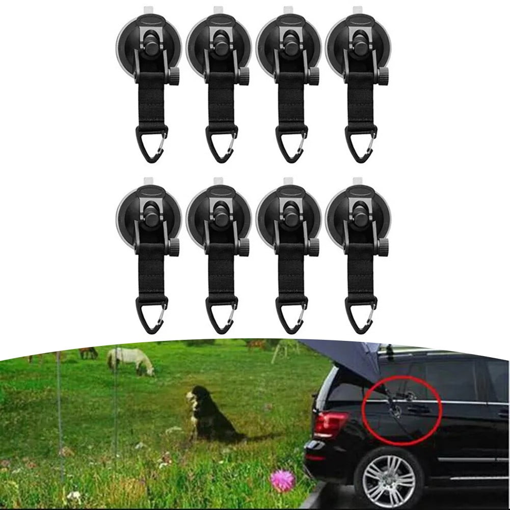 8Pcs Outdoor Suction Cup Buckle for Camping Car Side Awning Tarps Tents ...