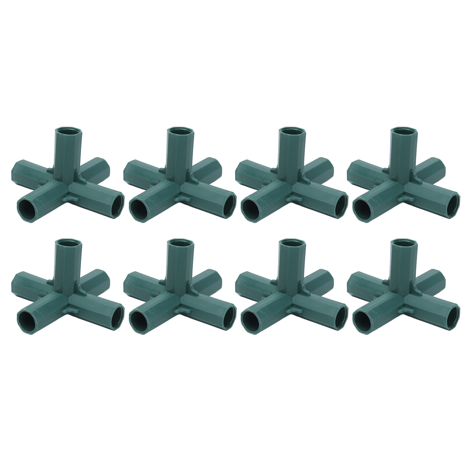 8PCS Plant Support Joint 5 Way Garden Stake Joint Plastic Plant Stake ...